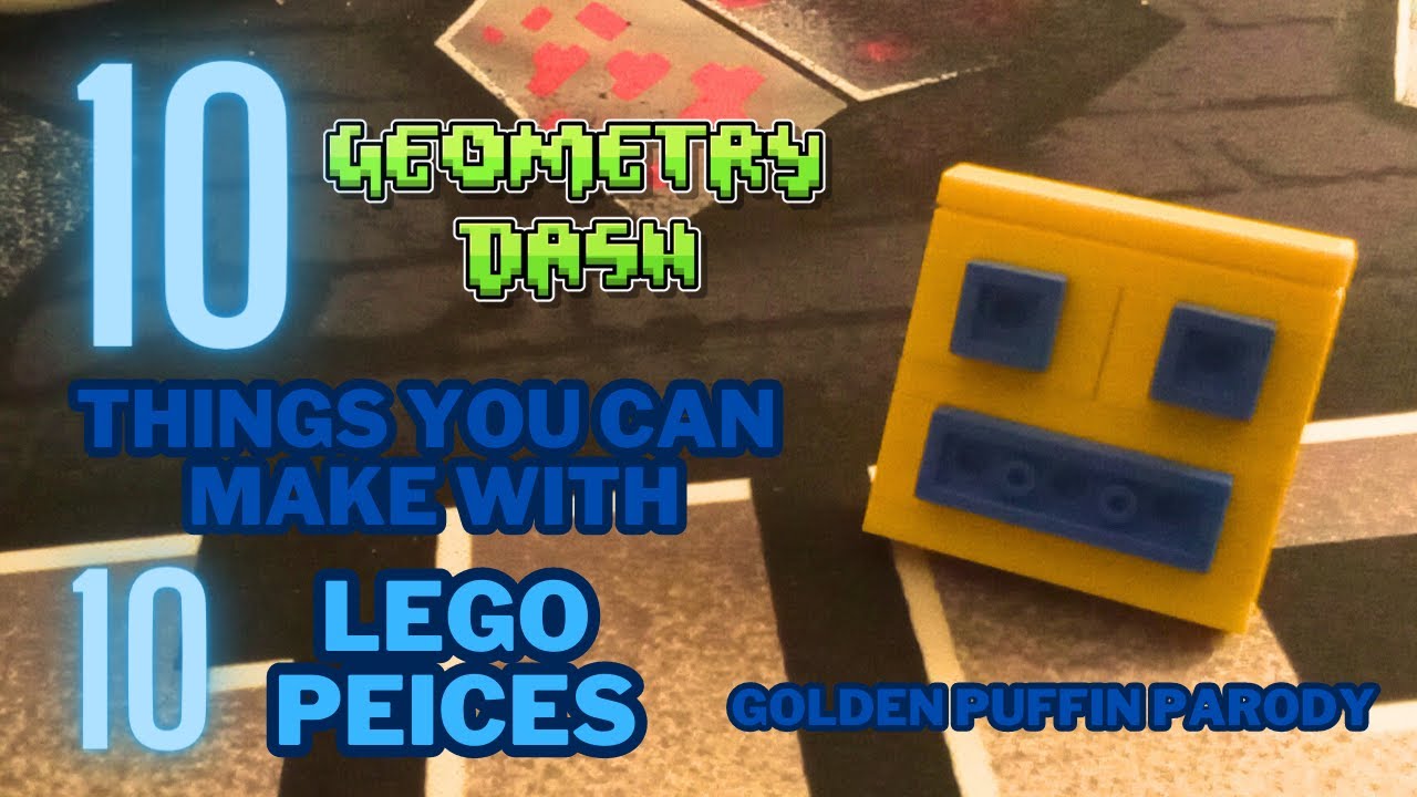 10 Geometry Dash Things You Can Make With 10 Lego Pieces - YouTube