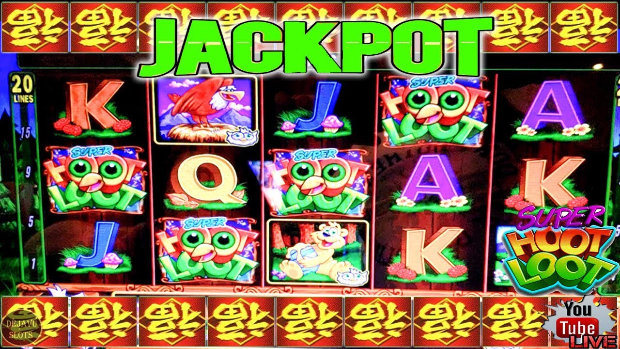 3x HUGE JACKPOTS! SUPER HOOT LOOT TOP SYMBOL HIGH LIMIT SLOT MACHINE ...