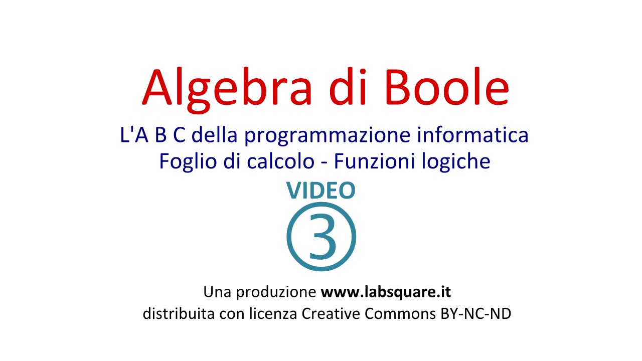 Algebra di Boole - video 03 - YouTube