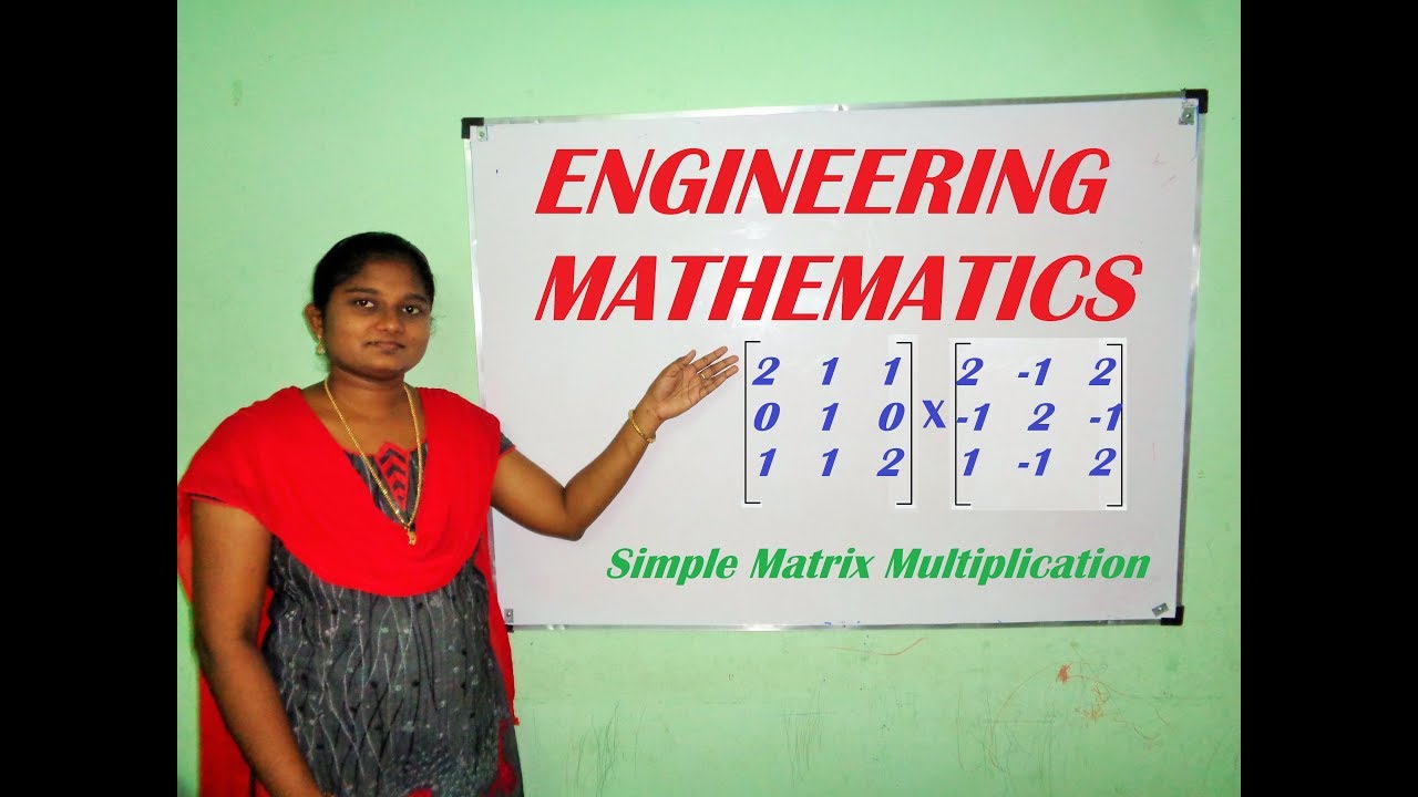 Simple Matrix Multiplication 3x3 Explained Clearly Youtube 9226