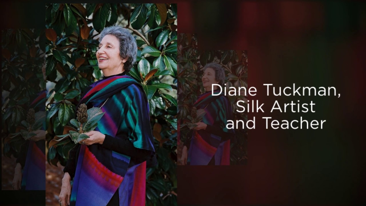 Diane Tuckman, Silk Artist and Teacher - YouTube