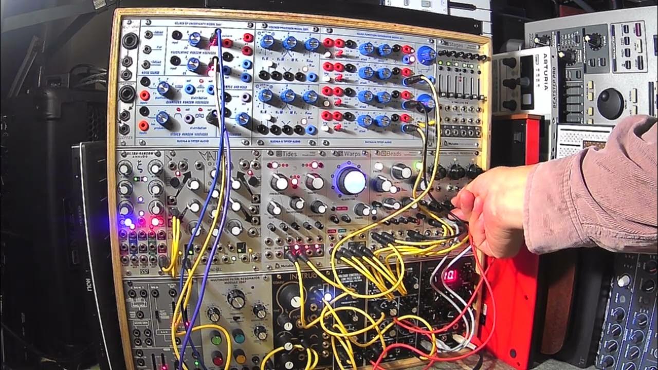Experiment024 Noise Symphony 002 : mutable Instrument Beads as a VCO - YouTube
