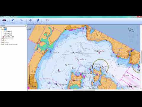 RYA Training Plotter 'Marking up the chart-chartwork' - YouTube
