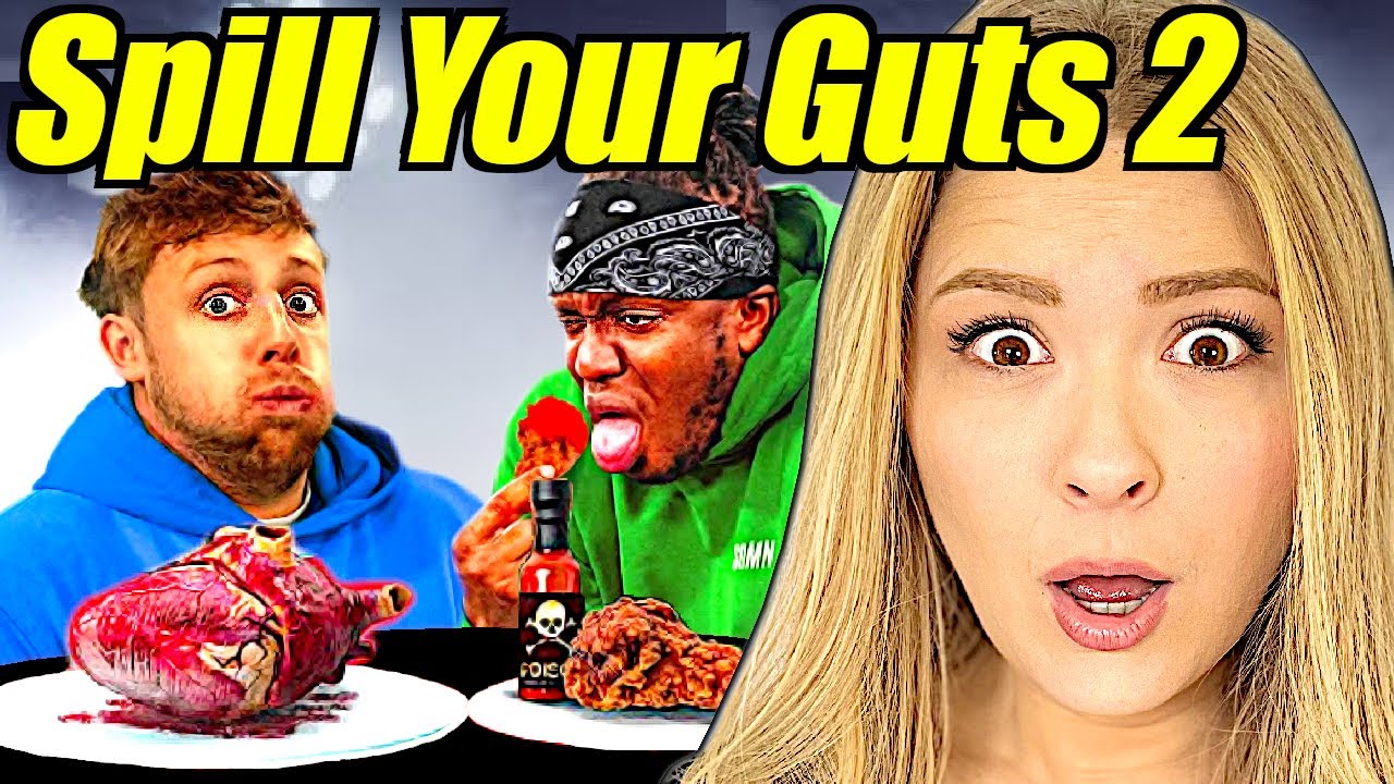 Americans React To SIDEMEN SPILL YOUR GUTS OR FILL YOUR GUTS 2 - YouTube
