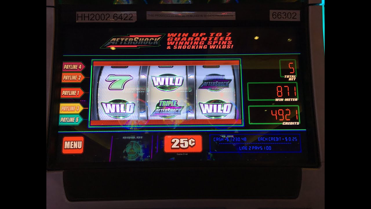 Wheel Hot 777 and Aftershock Slot Machine Bonuses and Live Play with ...