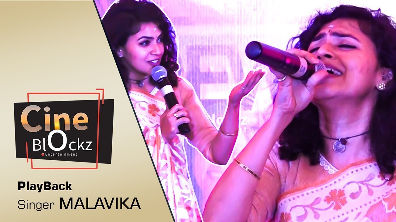 Kamal Song Singing Vijay Tv Malavika | Singer | | Cine Blockz - YouTube