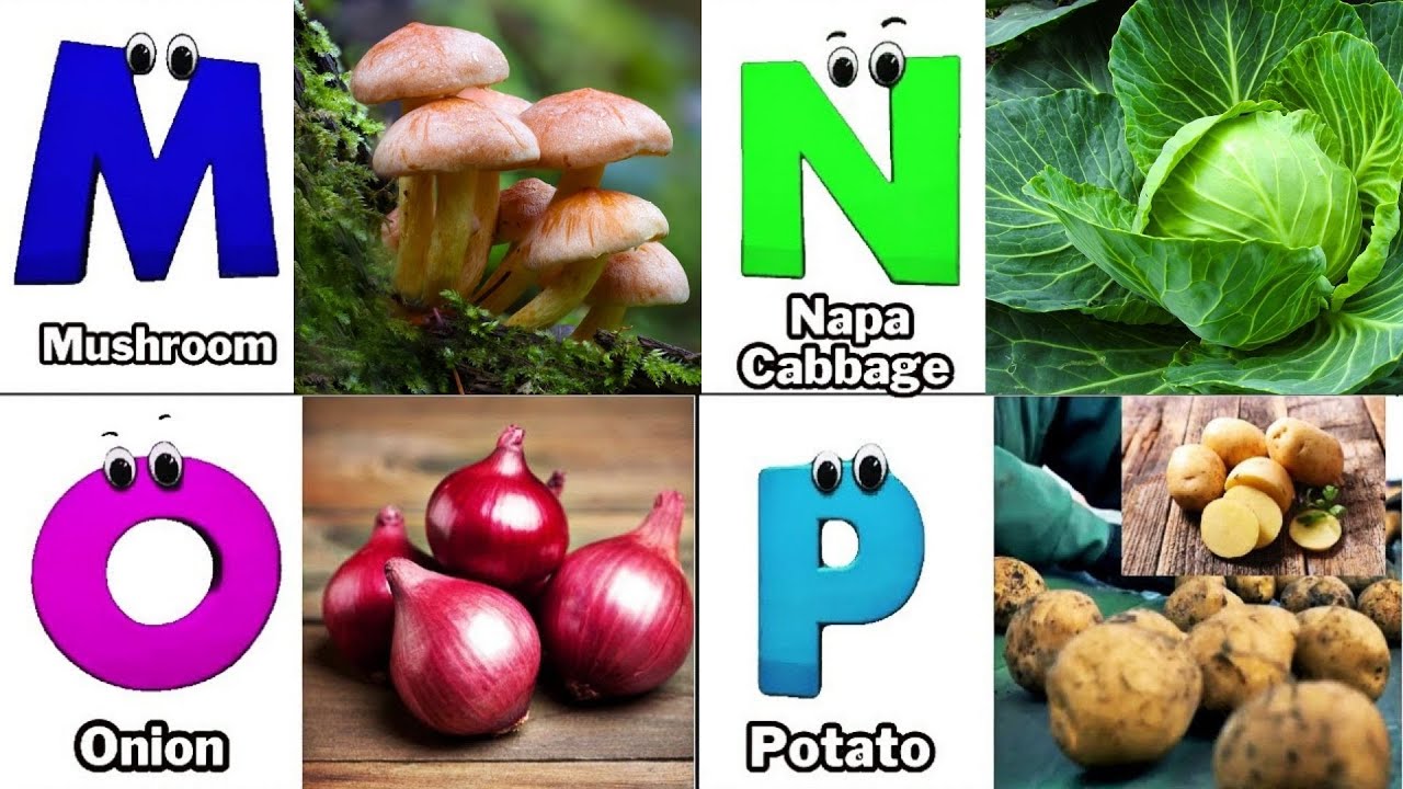 Vegetables ABC Song | Vegetables Alphabet Song | Phonics for Kids ...