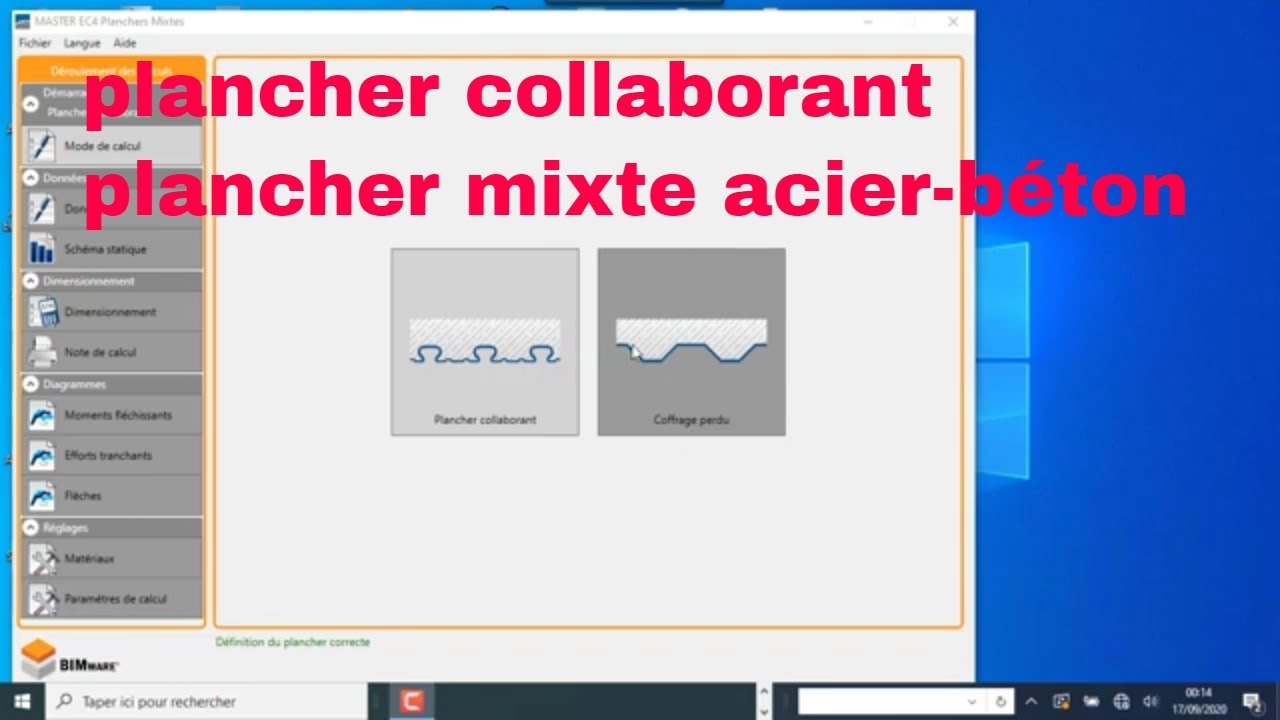 TUT0-ETUDE COMPLÈTE D'UN PLANCHER MIXTE SUIVANT LES EUROCODES 4 A ...