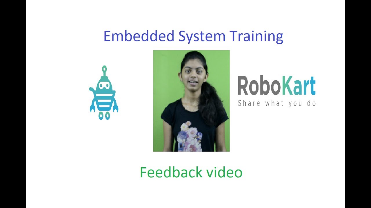 Robokart Embedded Training Program Feedback - YouTube