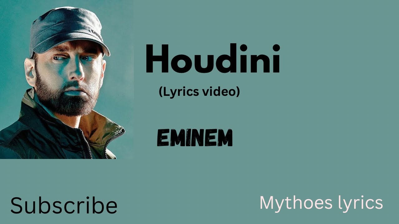 Eminem”HOUDINI” (lyrics video) - YouTube