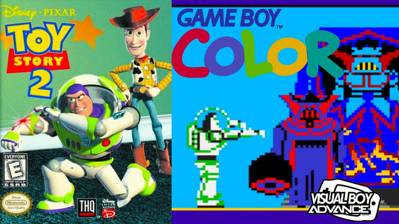 Disney/Pixar Toy Story 2 (1999) Nintendo GameBoy Color Gameplay in HD ...