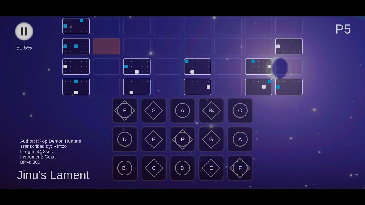 [sheet] Jinu's Lament - KPop Demon Hunters (Jinu) | Sky: Children of ...