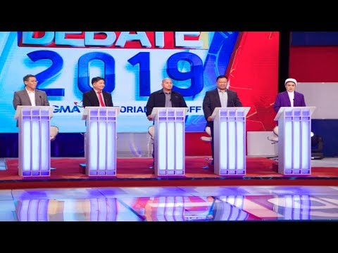 #Debate2019: Diokno, Gadon, Dela Rosa, Ejercito, Gutoc | Round 1