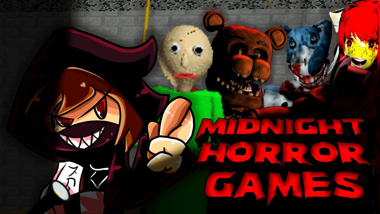 SCARED GUY PLAYS HORROR GAMES | MIDNIGHT HORROR GAMES #1 - YouTube