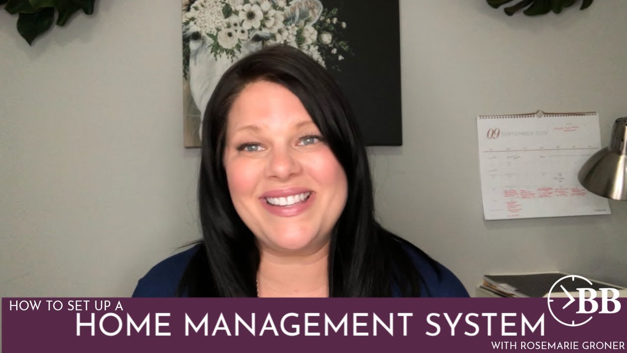 How to set up a home management system - YouTube