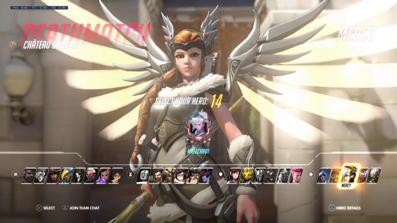 Overwatch Battle Mercy wins 1st place in Deathmatch - YouTube