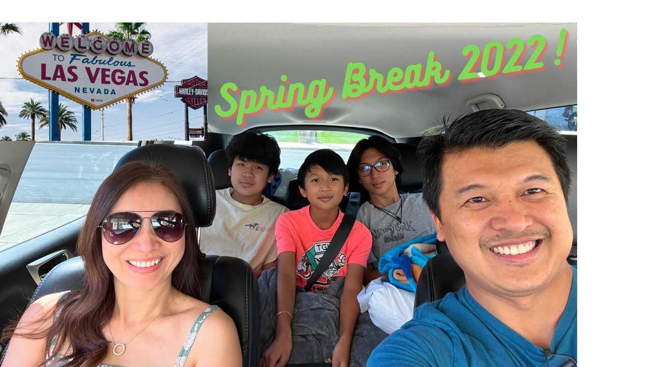 Spring Break Road trip to Las Vegas 2022 !!! - YouTube