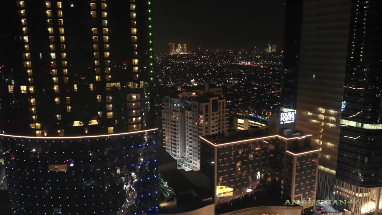 THE BEUTY OF TUNJUNGAN PLAZA 6 AT NIGHT " DJI MAVIC 2 PRO REVIEW" - YouTube
