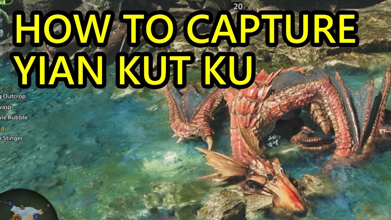 Monster Hunter Wilds How to Capture Yian Kut Ku. How to Capture in New ...
