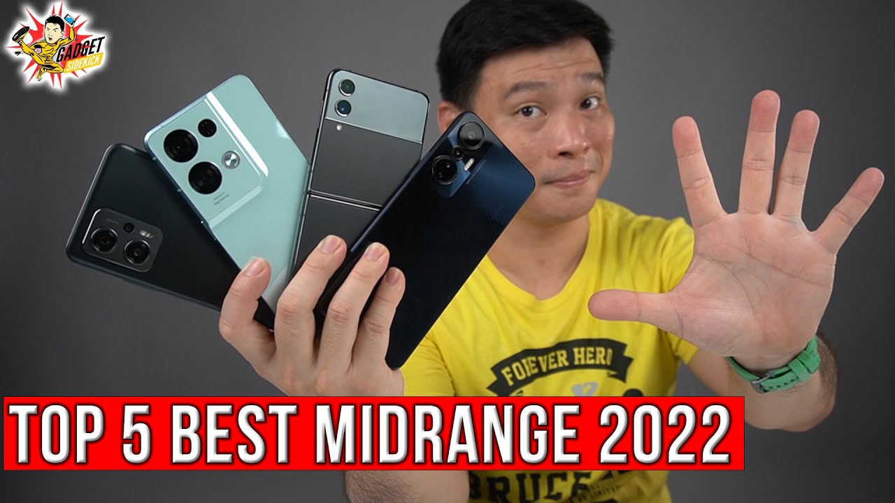 TOP 5 Midrange Smartphones of 2022! | Gadget Sidekick - YouTube