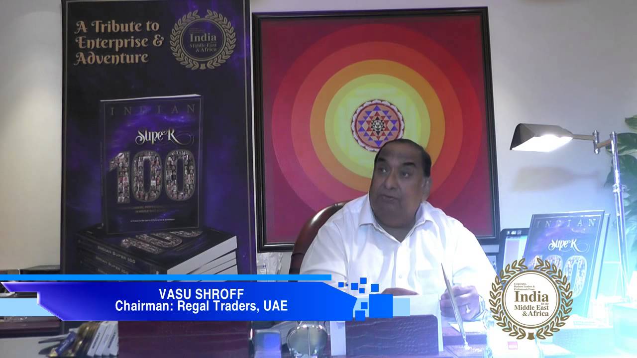 VASU SHROFF, CHAIRMAN : REGAL GROUP RECEIVING INDIAN SUPER 100 - YouTube