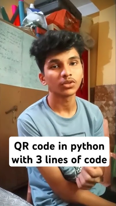 Make any QR code with just 3 lines of python code - YouTube