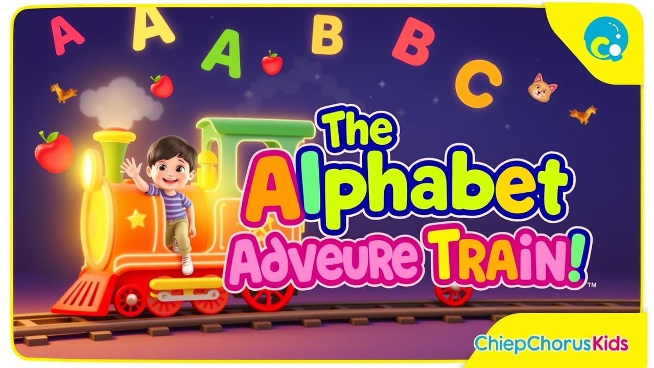 The Alphabet Adventure Train | Fun Kids Song About Learning Letters ...