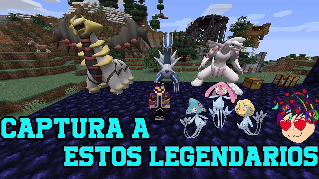Como capturar a los 3 legendarios del tiempo y espacio (giratina,palkia ...