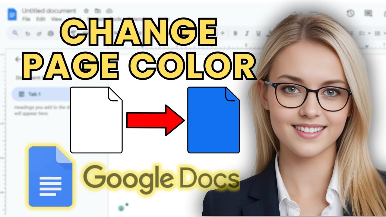 How To Change Page Color In Google Docs (Fast & Easy!) (2025) - YouTube