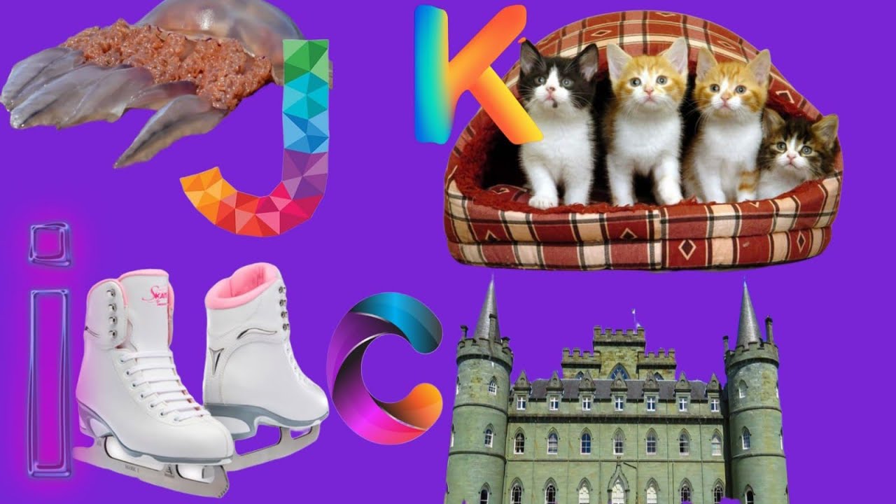 Alphabet with words, New English words for children,Alphabet,ABCD,A for ...