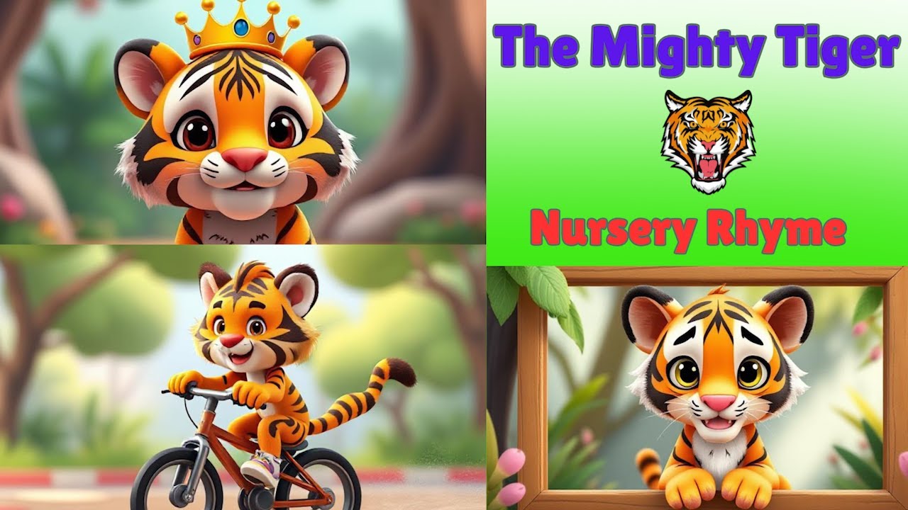 I am a Tiger Song| Nursery Rhyme & Kids Songs| Jungle Song| Dance Song ...