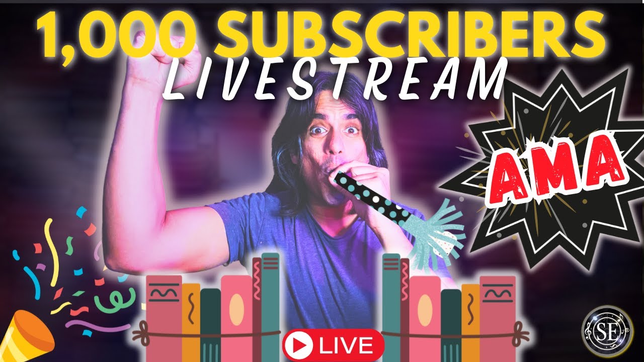 🎉 1K Subscribers Celebration! LIVE AMA + Special Guests! - YouTube