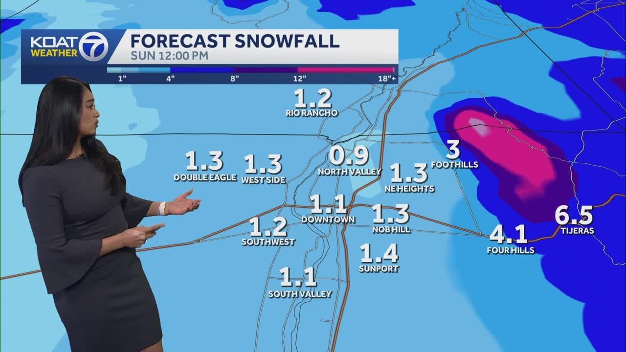 Winter storm beginning to impact New Mexico with freezing rain, sleet ...