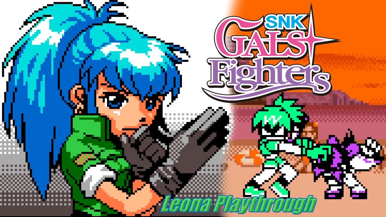 SNK Gals' Fighters (NGPC) - Leona Playthrough - YouTube