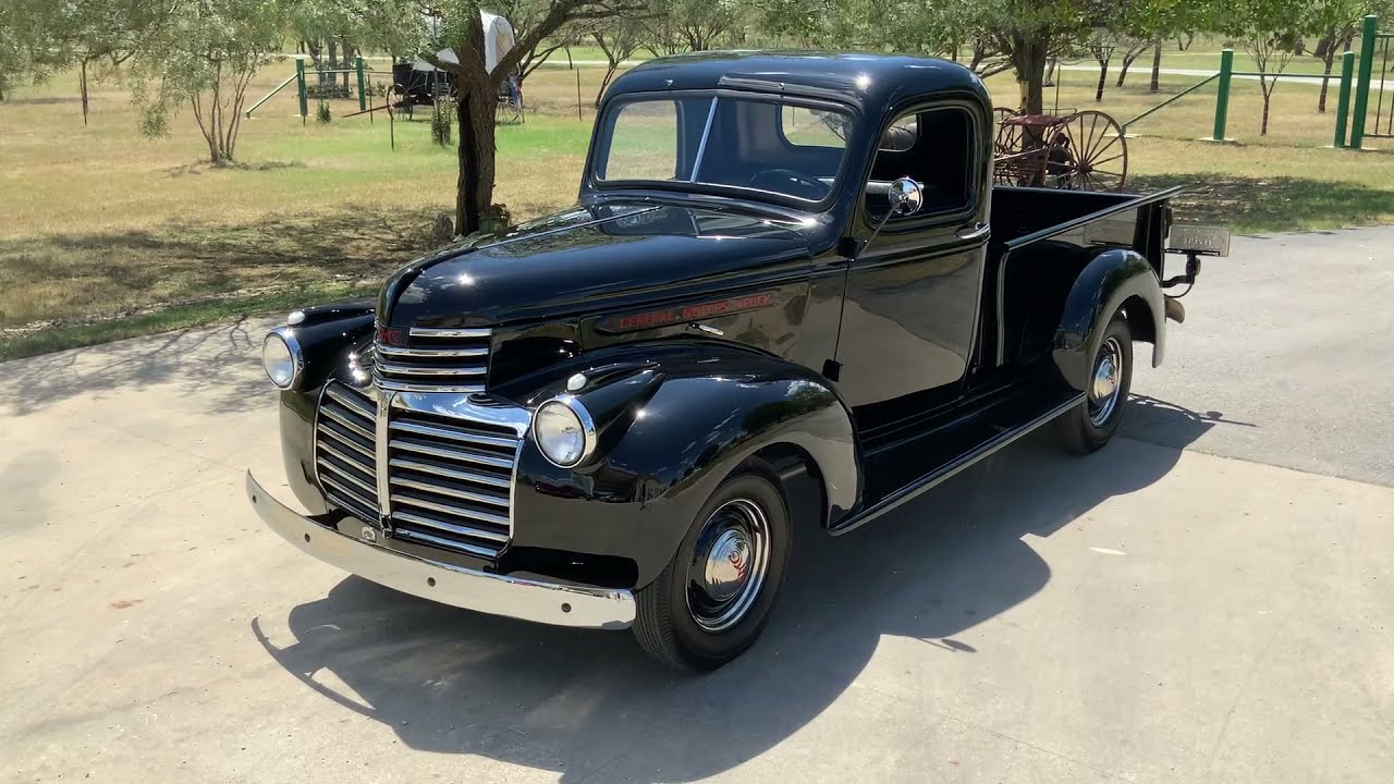 1946 GMC 1/2 Ton Pickup 228ci I6 3-Speed 46-6204P - YouTube