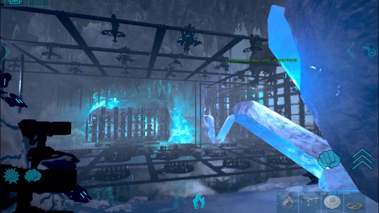 How to build a lil Ice Cave death wall | ark ultimate edition - YouTube