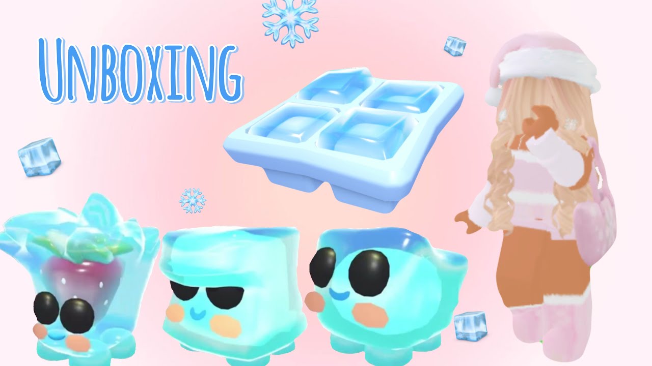 Unboxing ice cube trays in adopt me ! @jodiexplays - YouTube