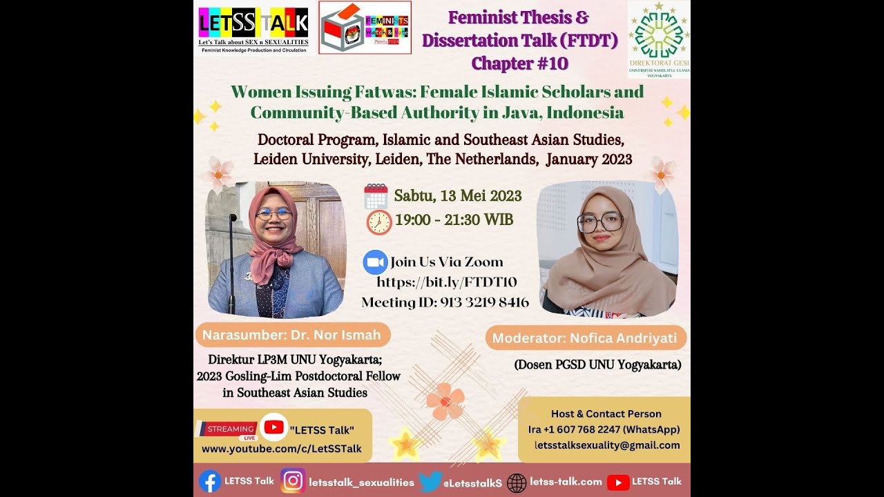 FTDT #10 Female Islamic Scholars and Community-Based Authority in Java ...
