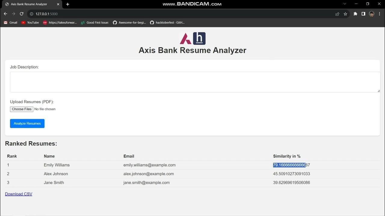 Resume Analyzer ai Hackathon Project - YouTube