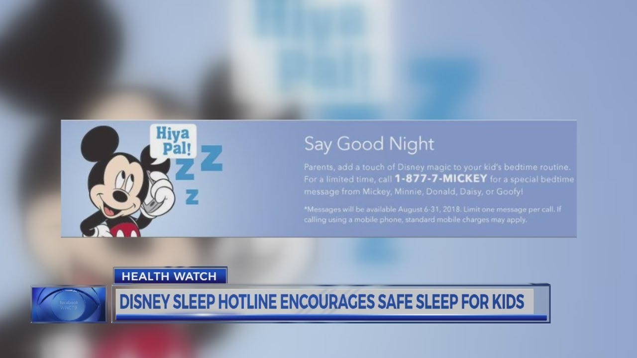 Disney's new 'sleep hotline' offers bedtime calls from Mickey and gang ...