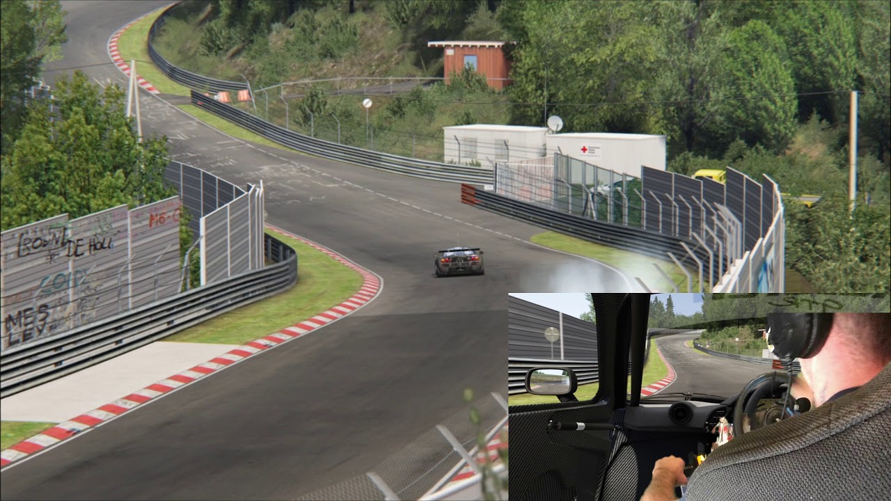 Assetto Corsa hand controls test 2 F1GTR The Ring - YouTube