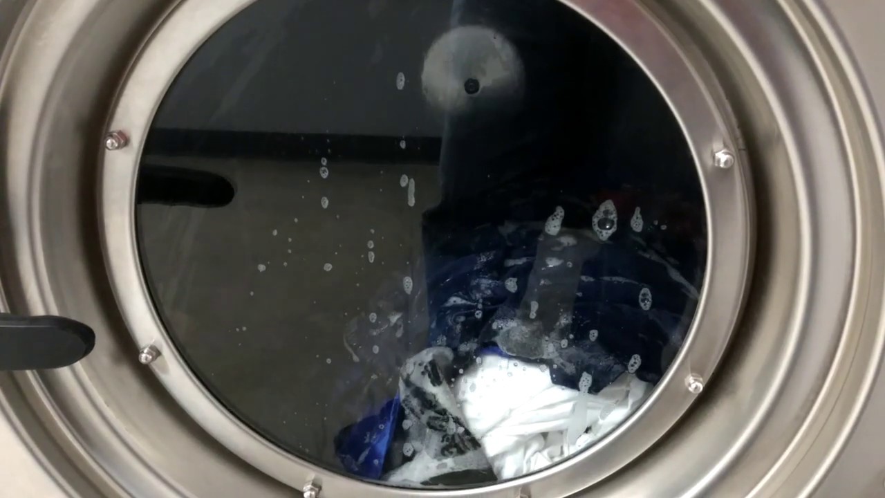 Speed Queen giant laundry washing machine - YouTube