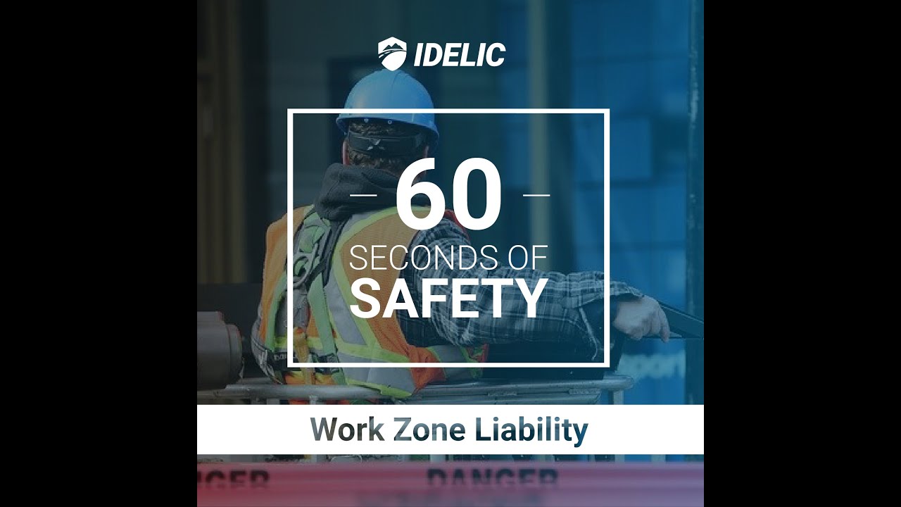 60 Seconds of Safety: Work Zone Liability - YouTube
