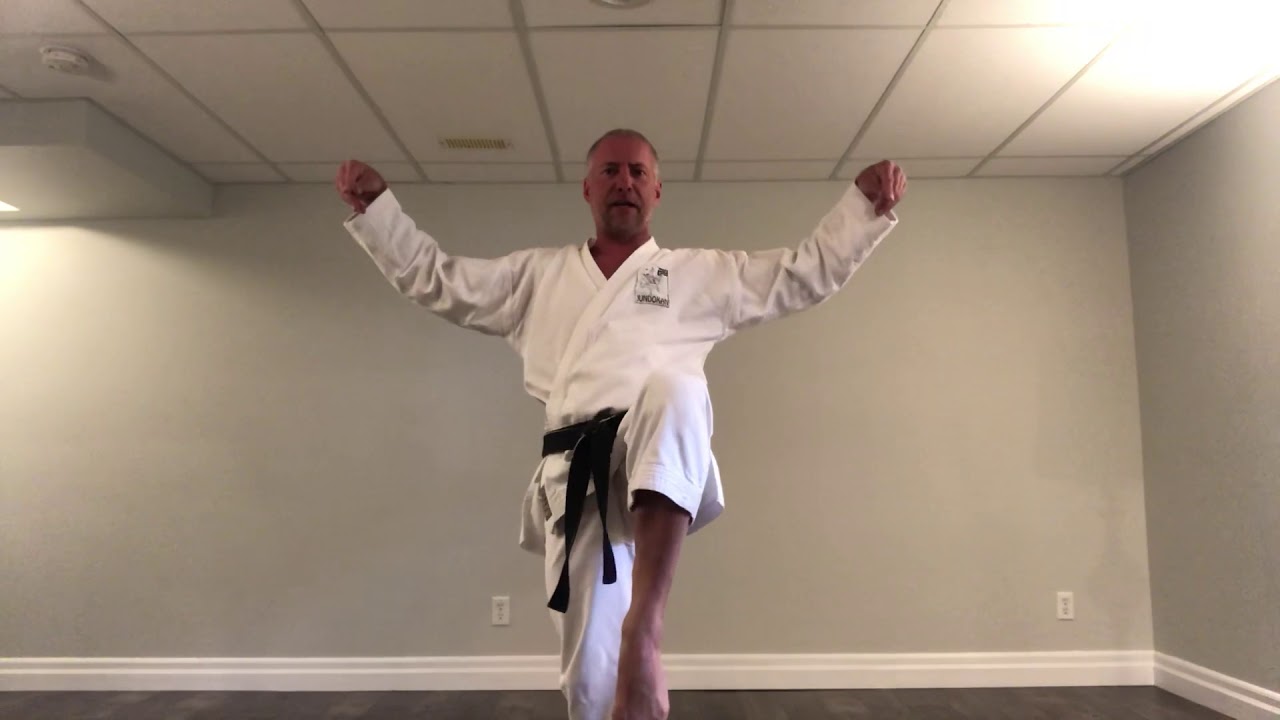 Front Jump Kick (Mae Tobi Geri) and Crescent Kick (Mikazuki Geri) #1 ...