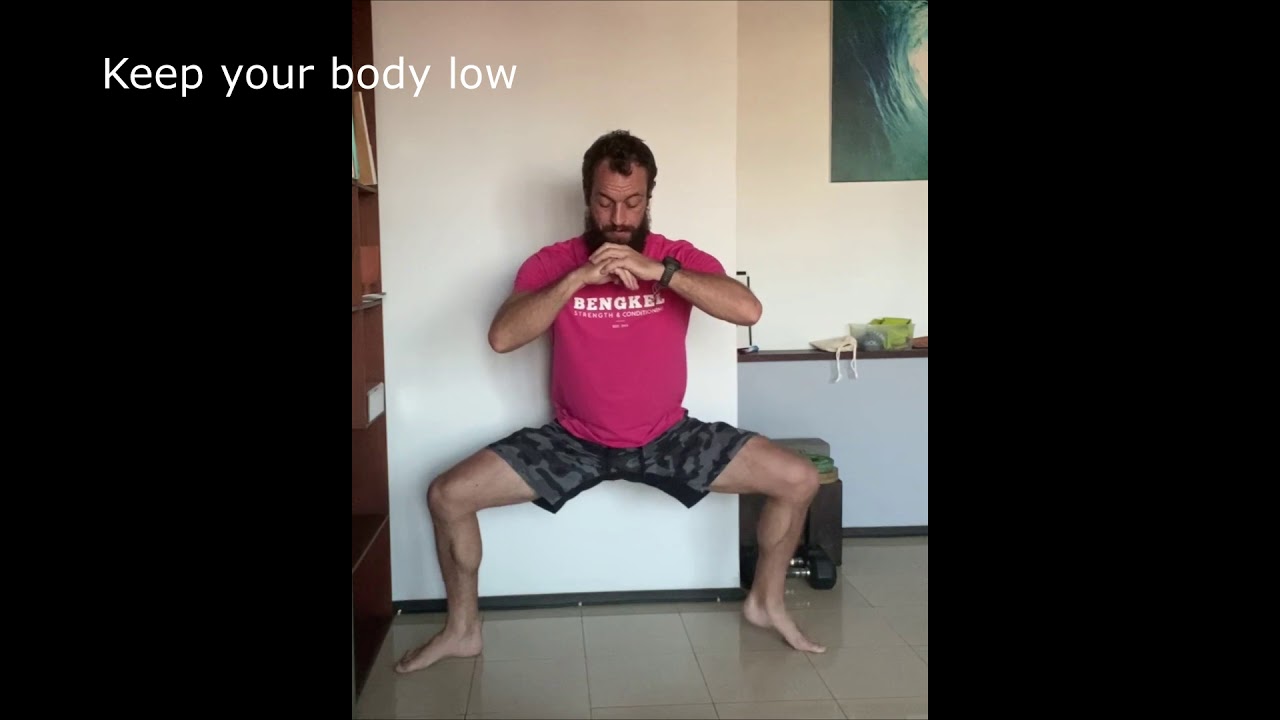 Sumo Stance Hold with Heel Raise - YouTube
