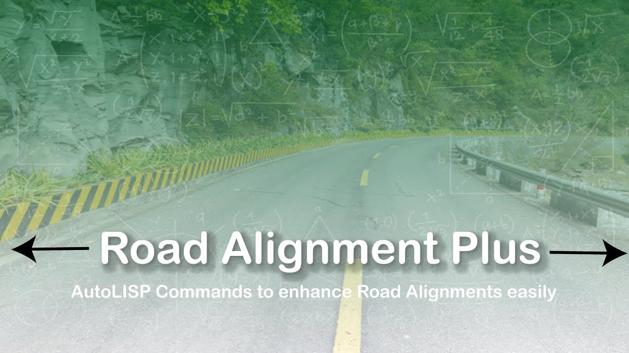Road Alignment Drawing Software - YouTube