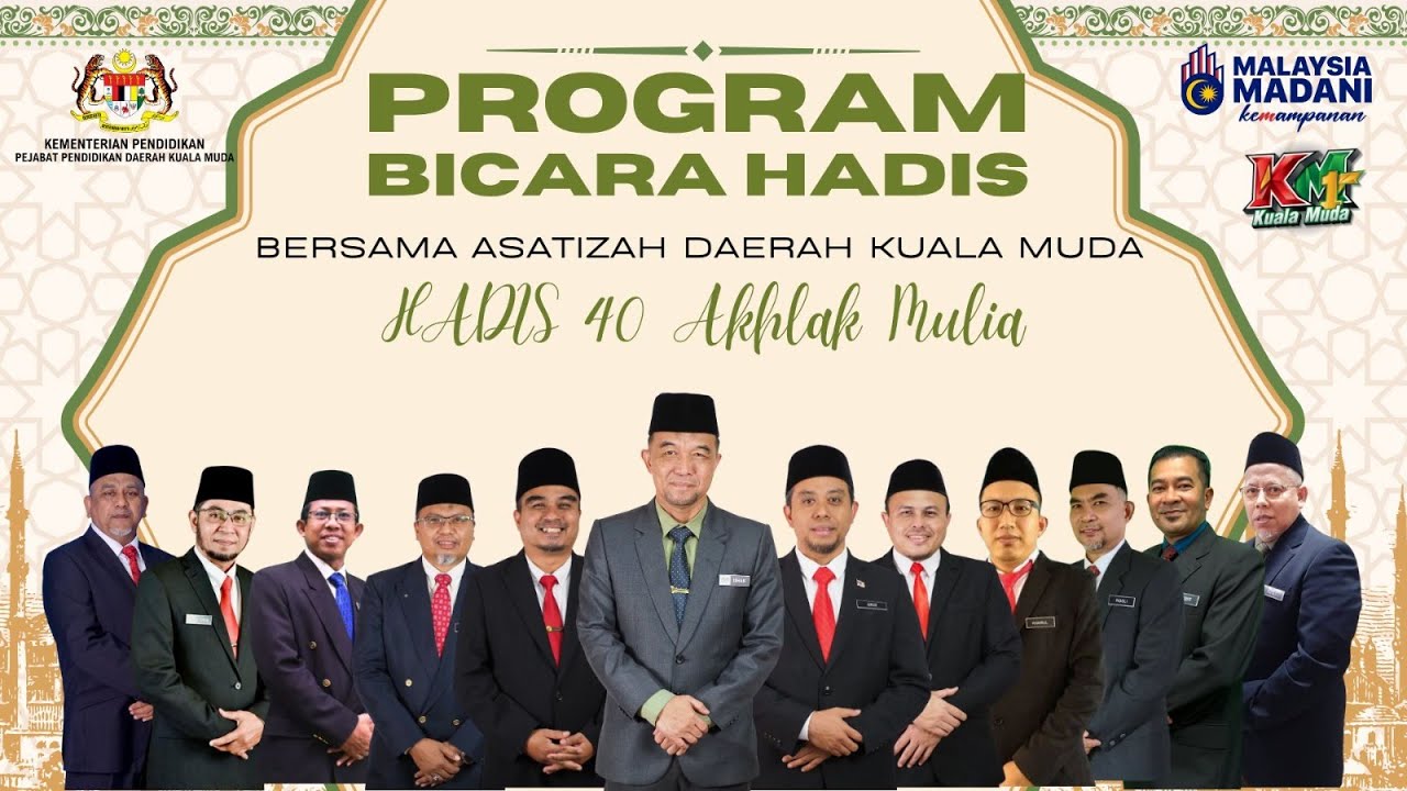 PODCAST | SIRI 8 | PROGRAM BICARA HADIS 40 AKHLAK MULIA - YouTube
