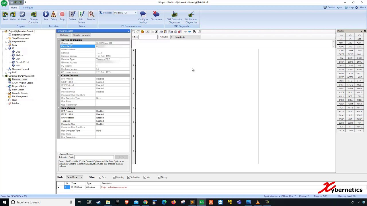 License RealFlo In SCADAPack 334 Using Telepace Studio - YouTube