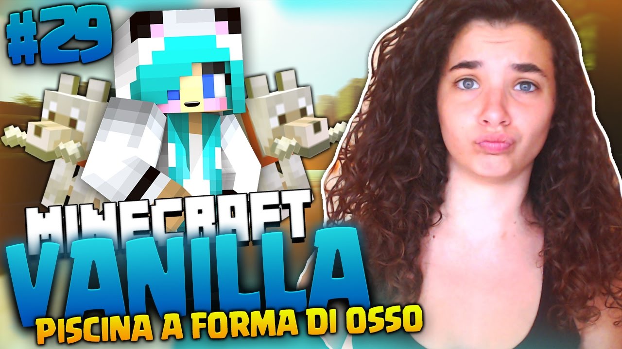 PISCINA A FORMA DI OSSO - MINECRAFT VANILLA ITA #29 - YouTube