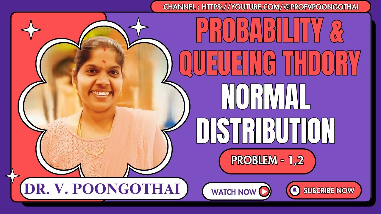 11. 21MAB204T Probability & Queueing Theory - Unit 2 - Normal distribution Problem 1 & 2 - YouTube
